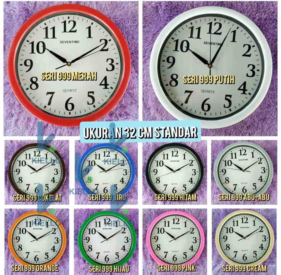 Jual Jam Dinding Polos Ukuran 32 cm Standar – Desain Minimalis ...
